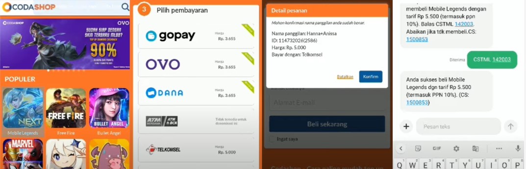 5 Cara Top Up ML Pulsa Telkomsel Murah Mulai 3000 Rupiah