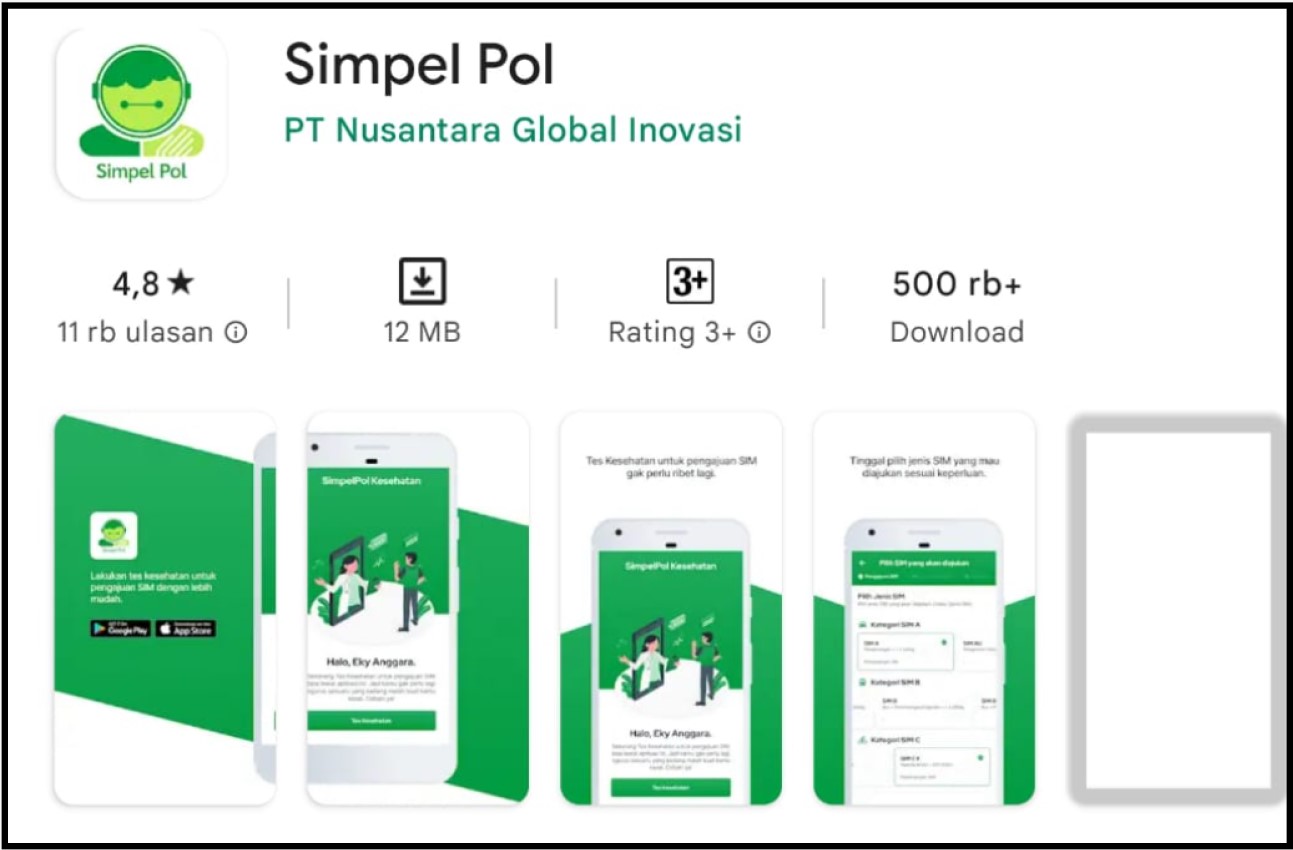 Aplikasi Perpanjang SIM Online, Perpanjang SIM Online Via Aplikasi