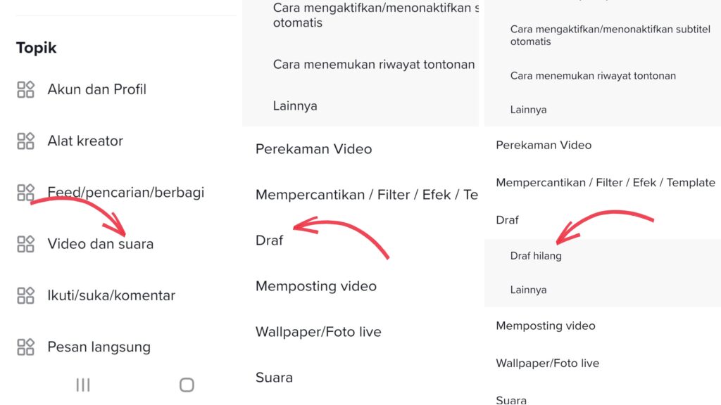 Cara Mengembalikan Draft Tiktok Yang Hilang – Mudah dan Cepat