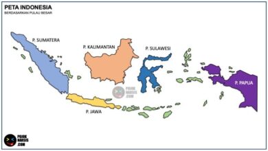Gambar Peta Indonesia Simple Terbaru 2024