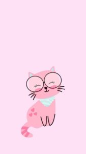 25+ Wallpaper Kucing Lucu Pink dan Warna Lainnya