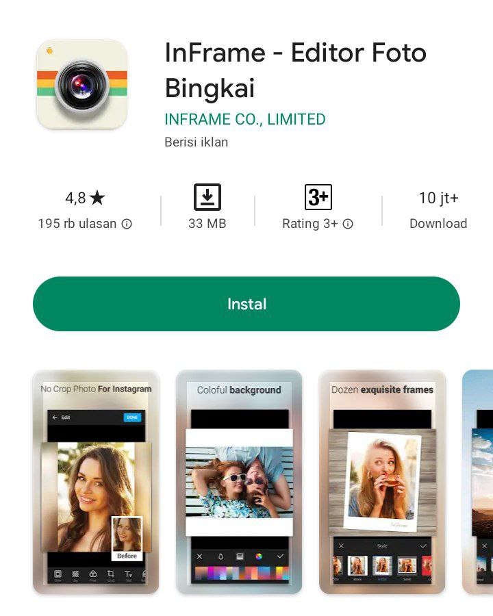 20 Aplikasi Bingkai Foto Terbaik Untuk Android dan iPhone