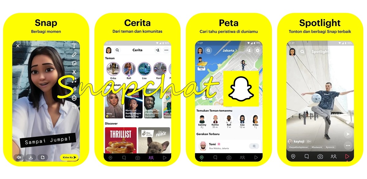 3 Cara Mendapatkan Teman Luar Negeri di Snapchat - MOCIPAY
