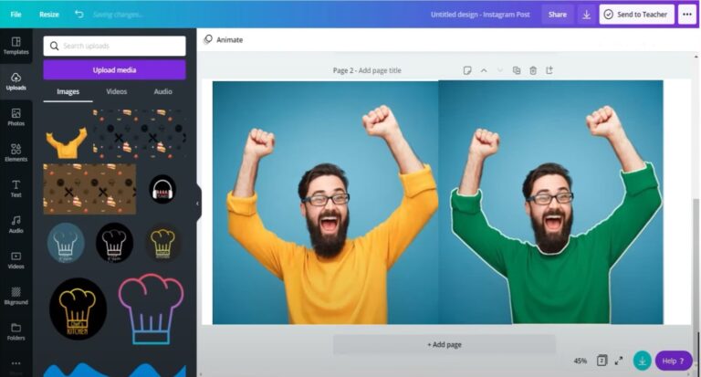Cocok Untuk Pemula! 15 Cara Edit Warna Baju Di Canva