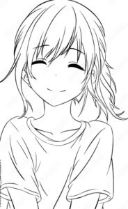 40+ Gambar Anime Pensil Mudah Ditiru untuk Pemula