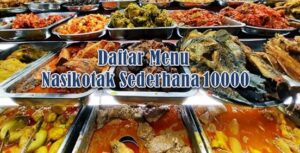 Daftar Menu Nasi Kotak Sederhana 10000 Rupiah, Cocok Untuk Ide Jualan
