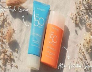 4 Perbedaan Sunscreen Wardah SPF 50 Biru Dan Orange Terbaru 2024