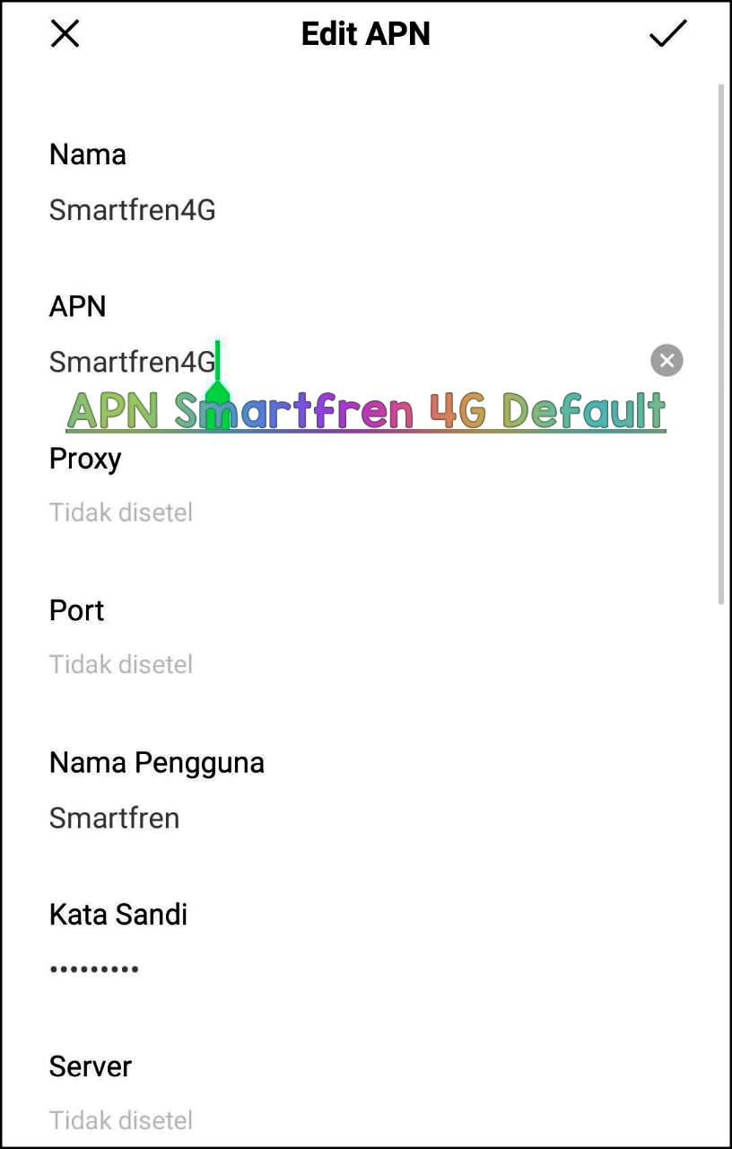 Daftar dan Cara Setting APN Smartfren Tercepat dan Stabil 2024