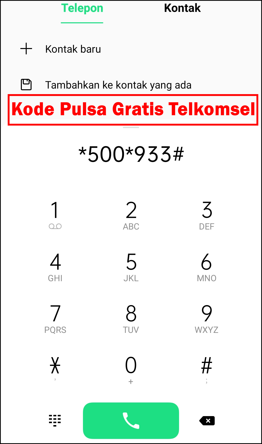 10+ Kode Pulsa Gratis Langsung Dikirim